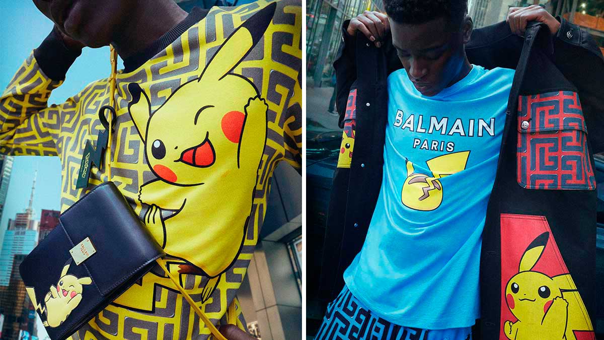 Balmain se sumerge en el mundo Pokémon con su última colección