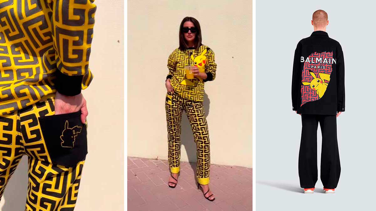 Balmain se sumerge en el mundo Pokémon con su última colección