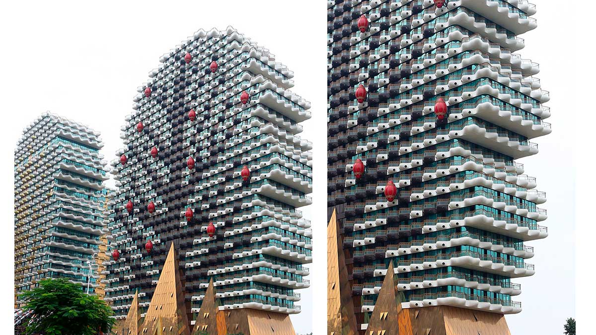 Así es el bosque de edificios con forma de árbol de China