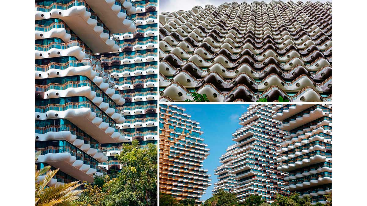 Así es el bosque de edificios con forma de árbol de China