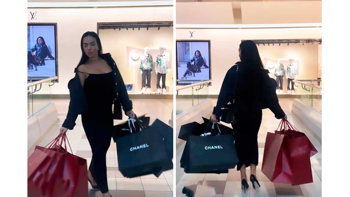 Georgina Rodríguez a lo Pretty Woman en su tarde de compras