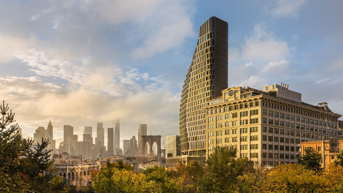 El nuevo edificio con forma de velero en Brooklyn