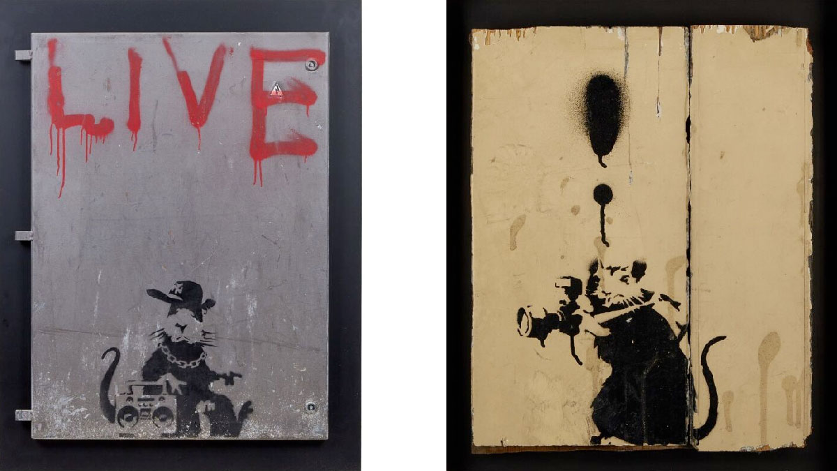 5 obras de Bansky superan los 700.000 dólares en una subasta