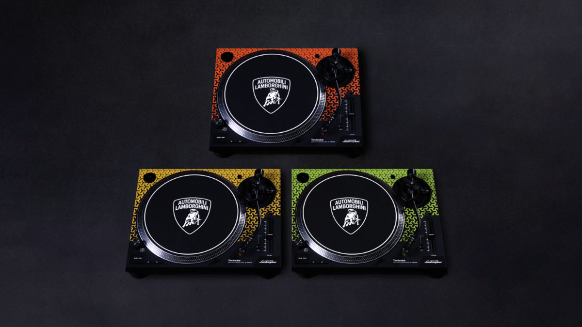 Lamborghini y Technics crean el tocadiscos más exclusivo