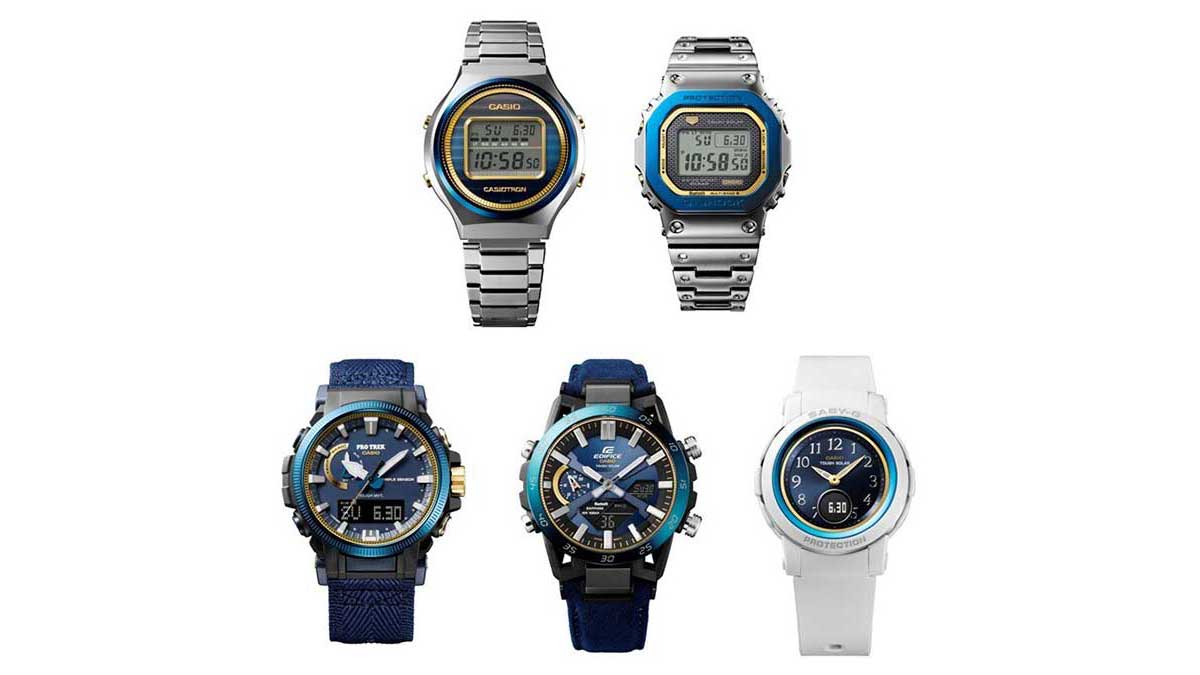 Casio viste sus relojes de cielo y mar para celebrar su cumpleaños
