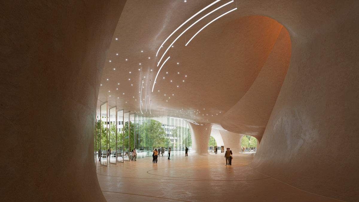 La nueva Ópera de Düsseldorf y su particular caverna interior